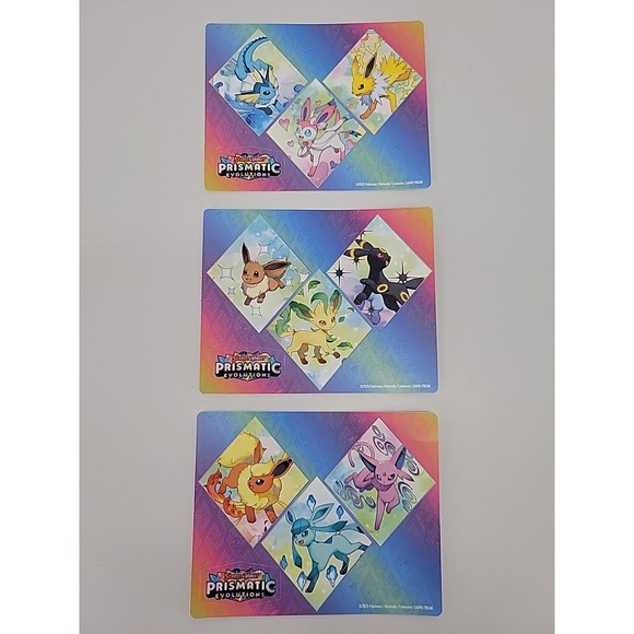 Nintendo | Design | Pokemon Tcg Prismatic Evolution Tech Sticker Set ...